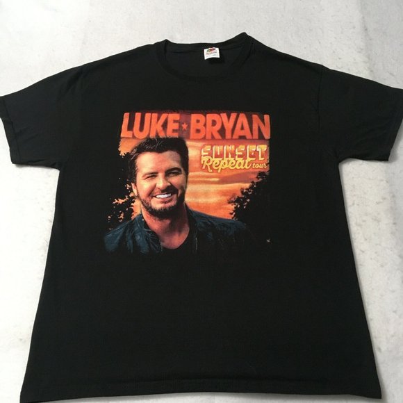 Fruit of the Loom | Shirts | 94 Luke Bryan Sunset Repeat Tour 29 Cotton ...